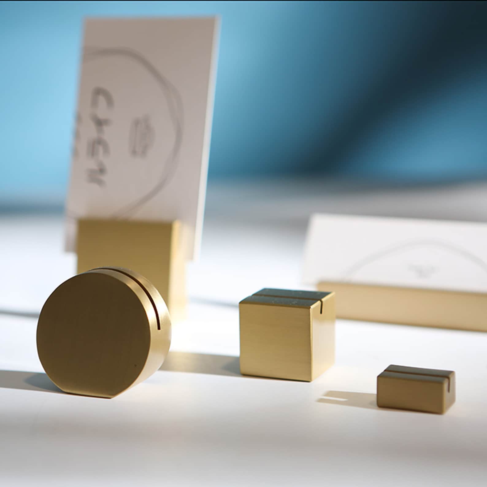 Modern Brass Stainless Steel Holder, Business Card Holder, Brass Place ...