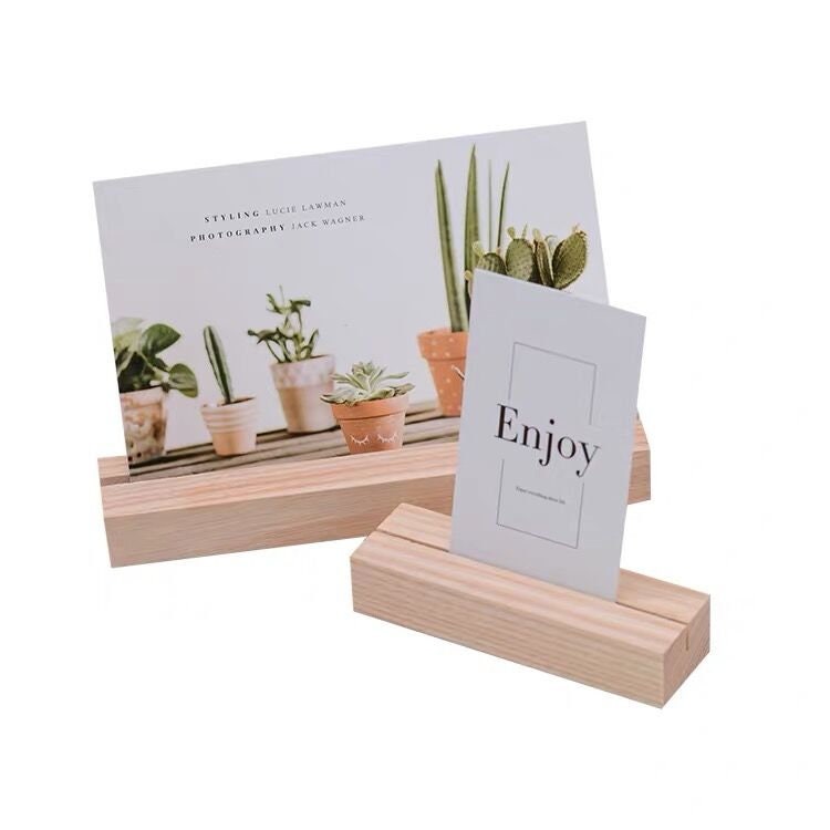 Black Walnut Wood Table Standsname Place Card Stand Walnut - Etsy