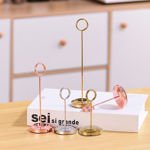 Brass Card Holders Stainless Steel Holders Gold Stand - Etsy Australia