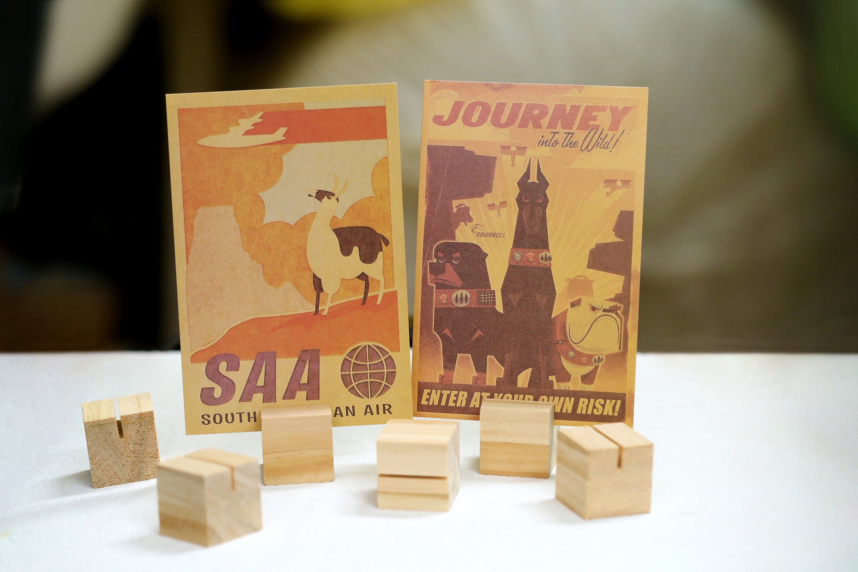 Unfinished Mini Wood Table Stands Wooden Cubes Wood Place - Etsy