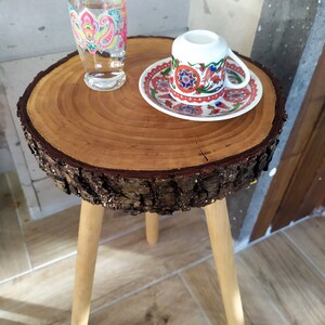 Wooden Coffe Table Wood Plant Stand Pot Holder Table Indoor - Etsy