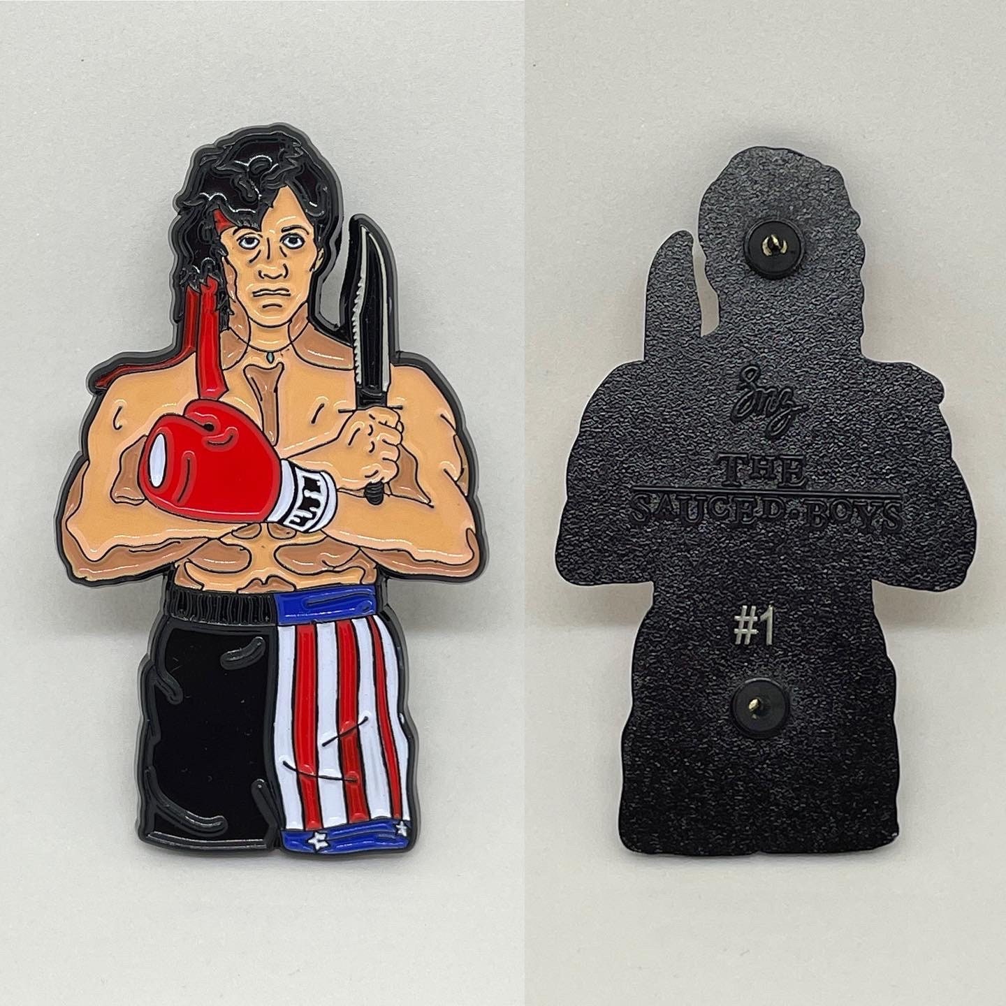 Rambo / Rocky Enamel Pin (limited Edition /100) - Etsy