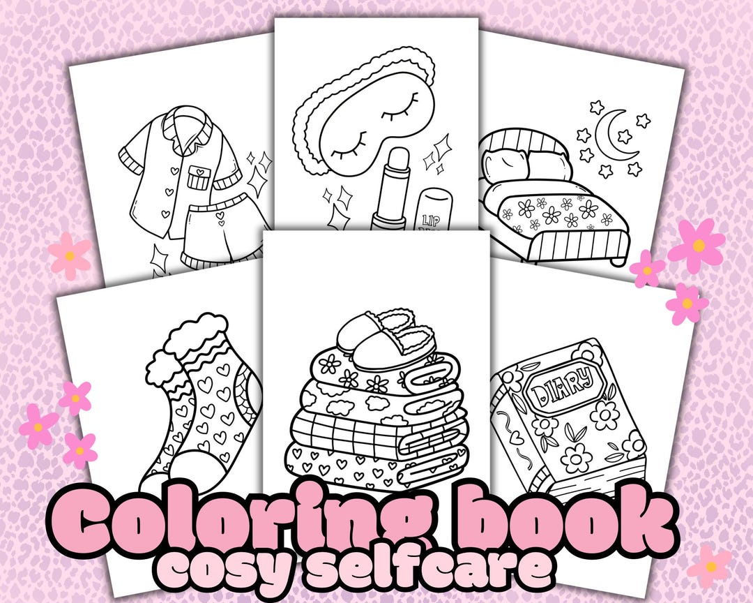 Cosy Coloring Book, Simple Easy Coloring, Coloring Pages, Coloring for ...