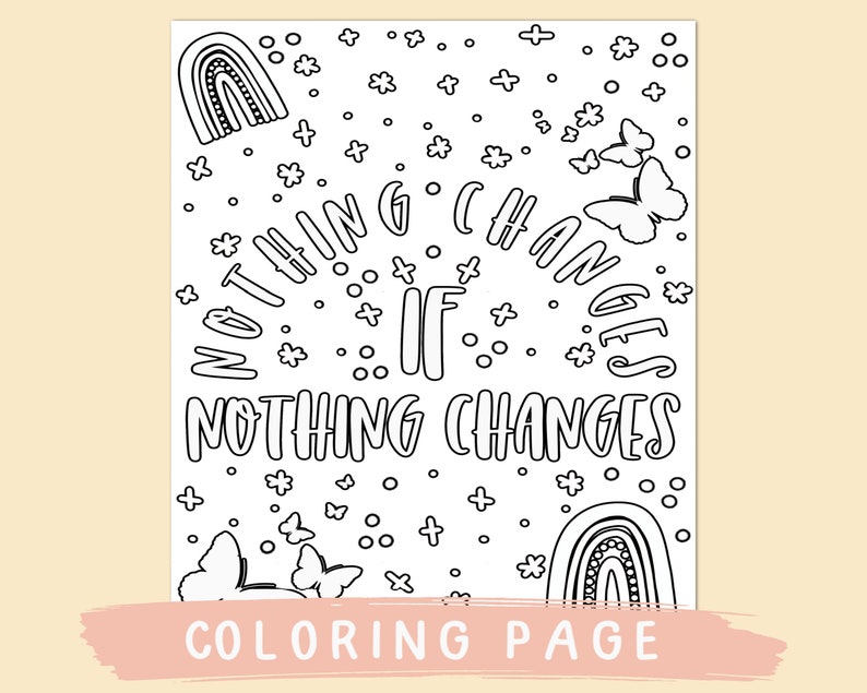 Printable Coloring Pages, Quote Coloring Page, Coloring for Adults ...