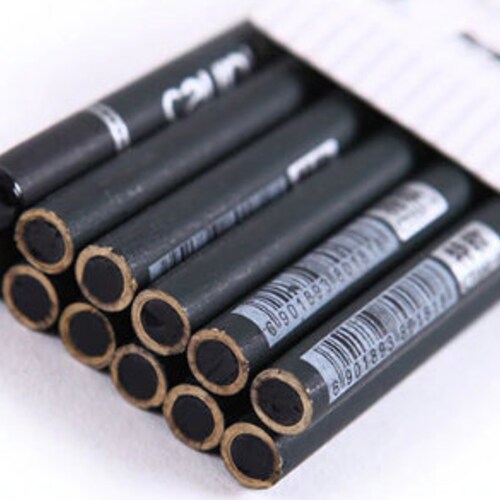 12 Pcs Professional Charcoal Pencil Set Drawing Kit - Etsy