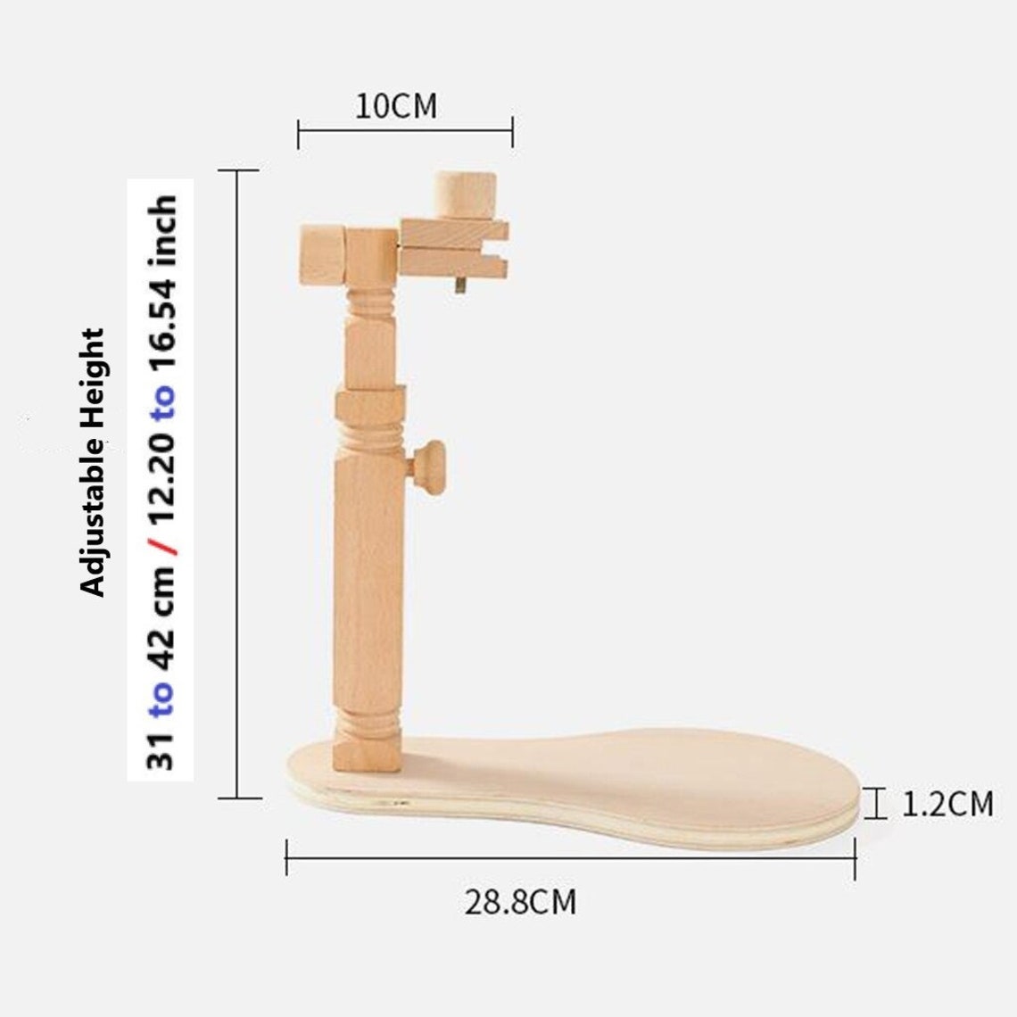 Sit-on Embroidery Frame | 360 Degree Rotatable, Beech Wood, Adjustable ...