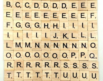 Wooden Letter Tiles - Etsy