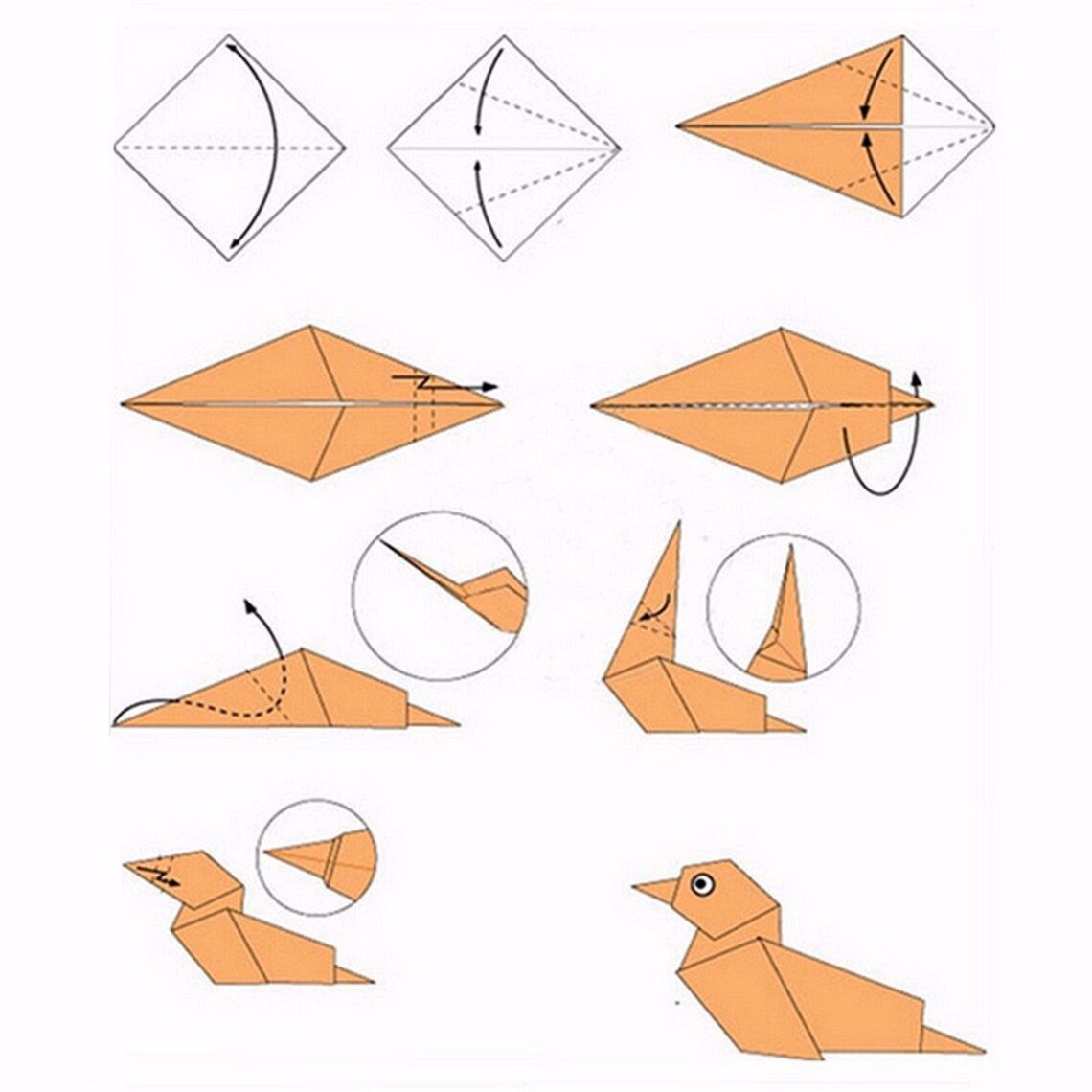 Two-tone Origami Paper: 24pc Double Sided Square Folding (15x15 Cm) - Etsy