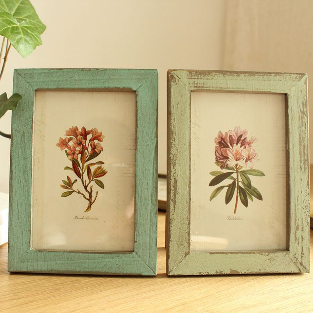 Farmhouse Distressed Frame Wooden Craft Frame Vintage 5 Inch - Etsy Canada