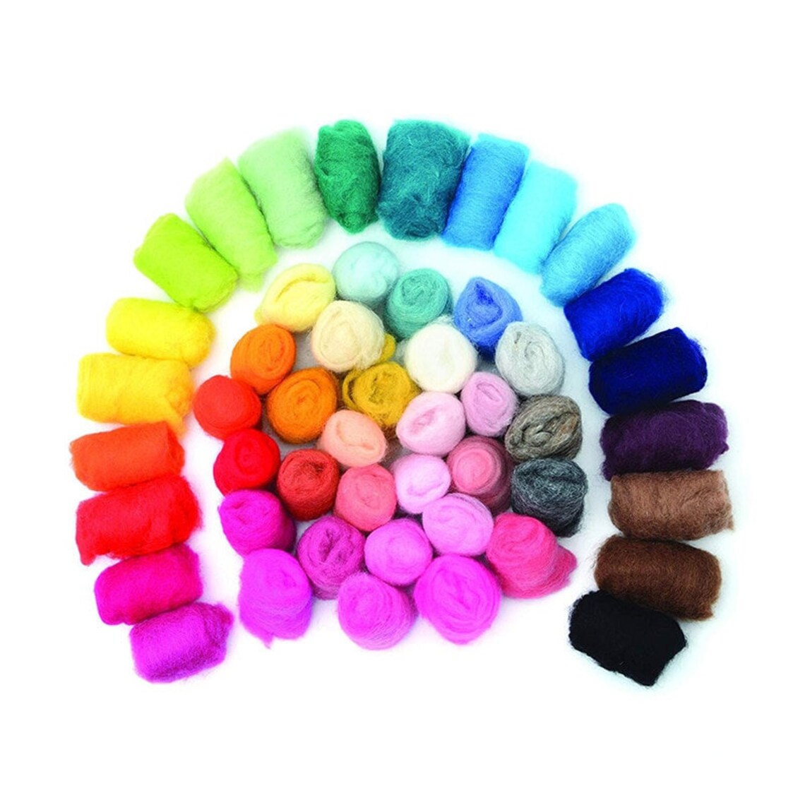 50g Wool Felt Fiber for Needle Felting High Quality Soft - Etsy Canada