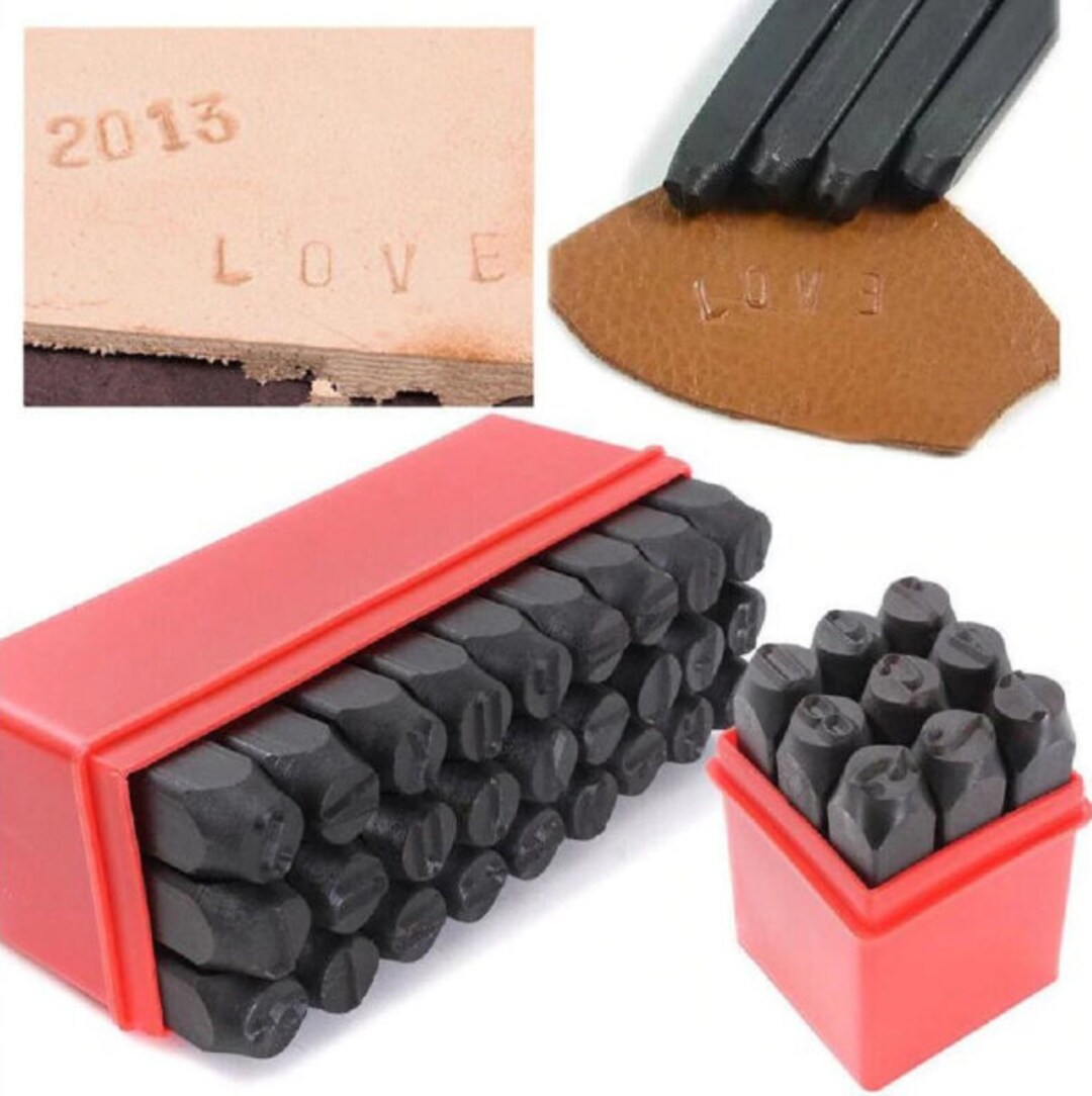 Steel Letter and Number Punch Stamps Set Alphabet Stamp - Etsy