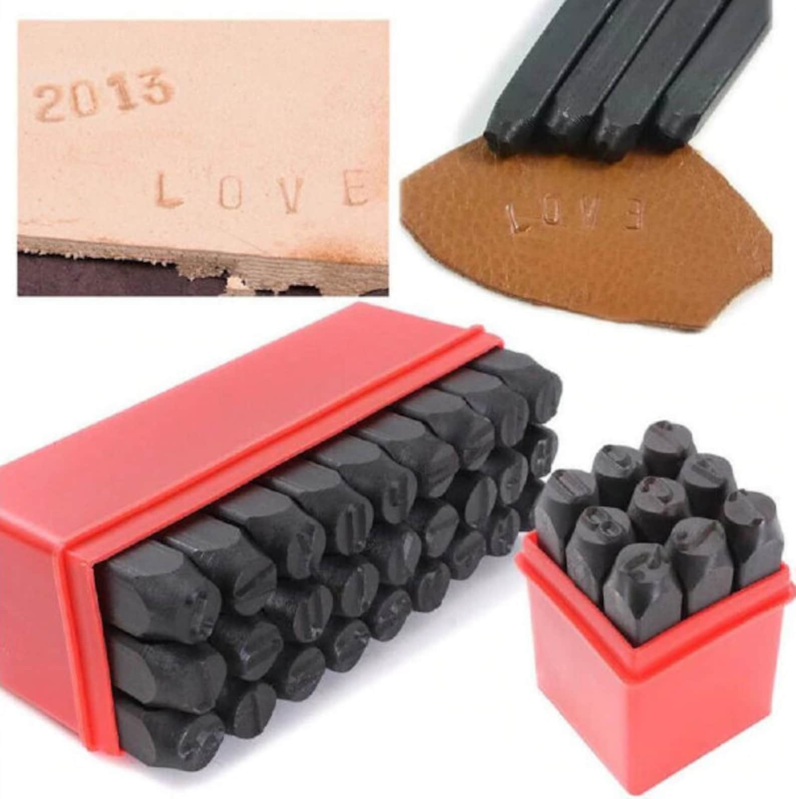 Steel Letter and Number Punch Stamps Set Alphabet Stamp | Etsy