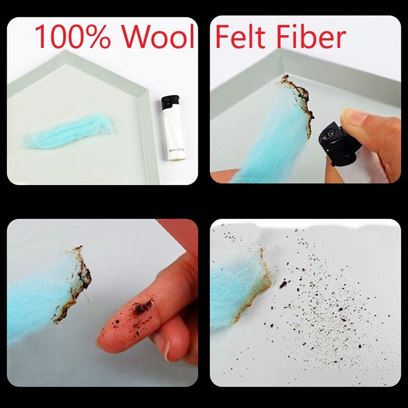 50g Wool Felt Fiber for Needle Felting High Quality Soft - Etsy Canada