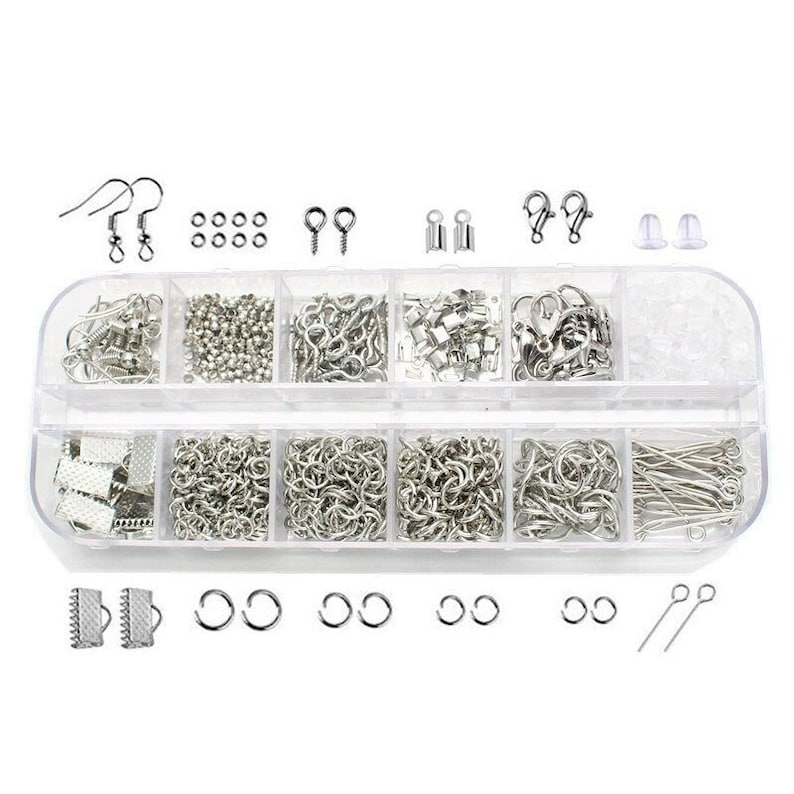 DIY Jewelry Making Kit: Tools, Findings, Wire & Beads - Etsy