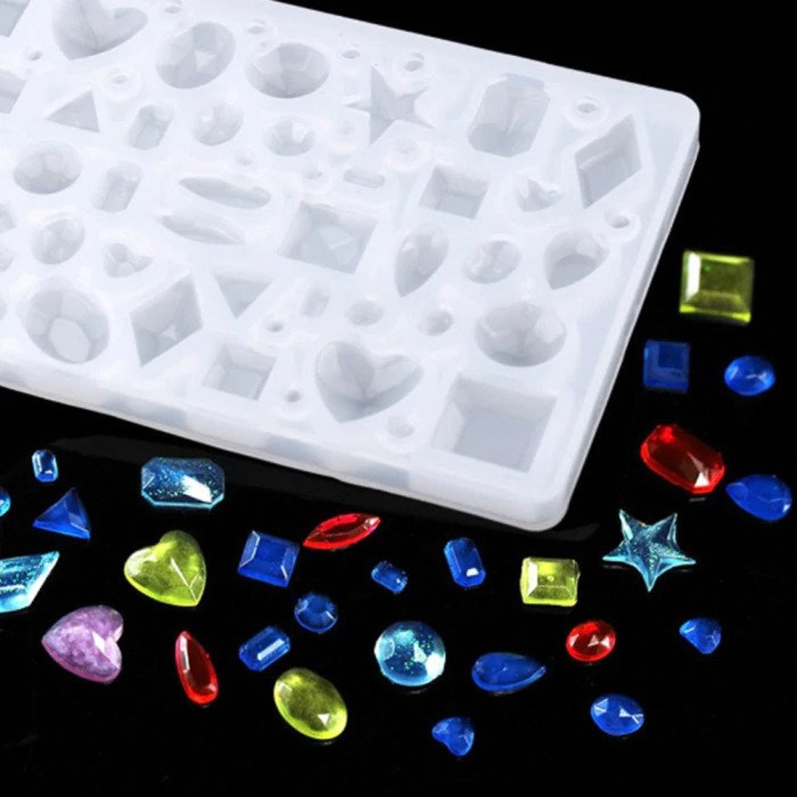 94 Pcs Epoxy Resin Silicone Molds for DIY Jewelry Making - Etsy