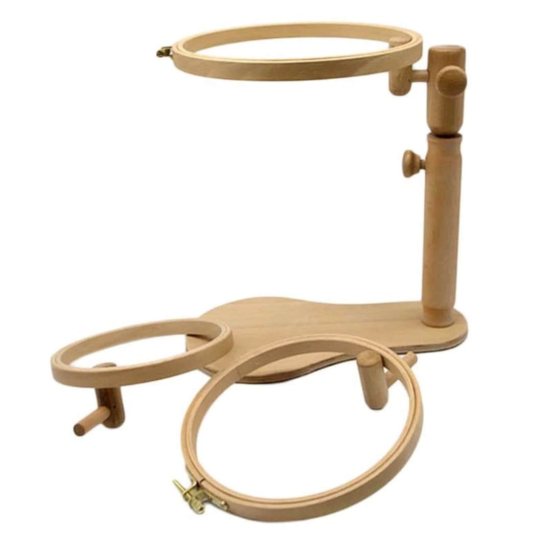 Beech Wood Sit-on Embroidery Frame With 3 Hoops - Etsy