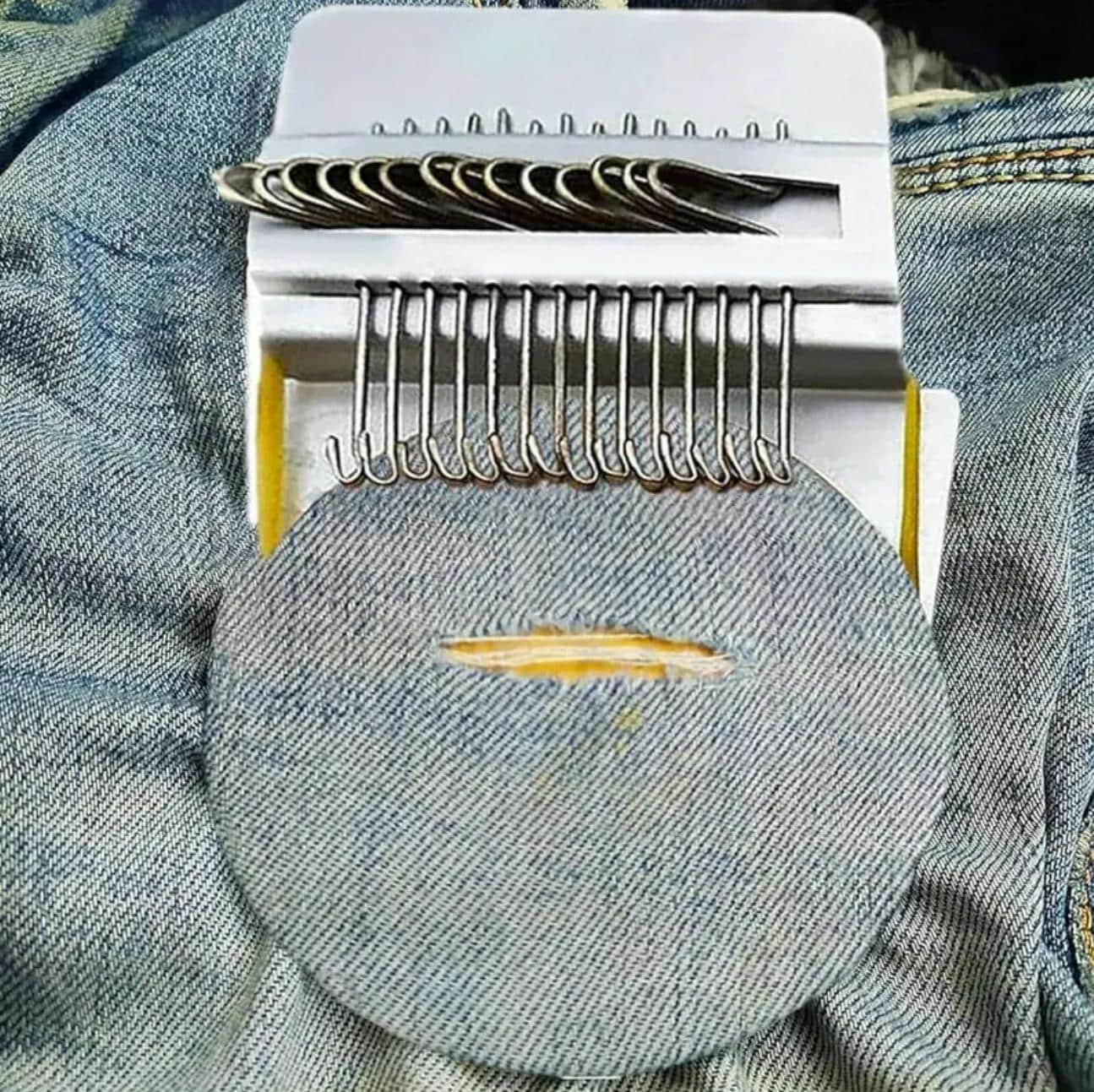 Speedweve Style Darning Loom: DIY Mending Kit With Crochet Hook - Etsy