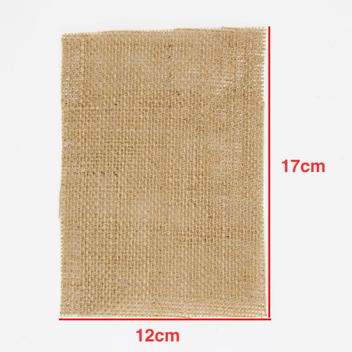 100% Natural Jute Burlap Thick Fabric 5 Pcs/set for DIY - Etsy
