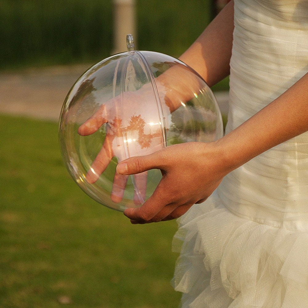 Clear Fillable Hanging Ball (16-20cm): DIY Party & Gift Decor - Etsy