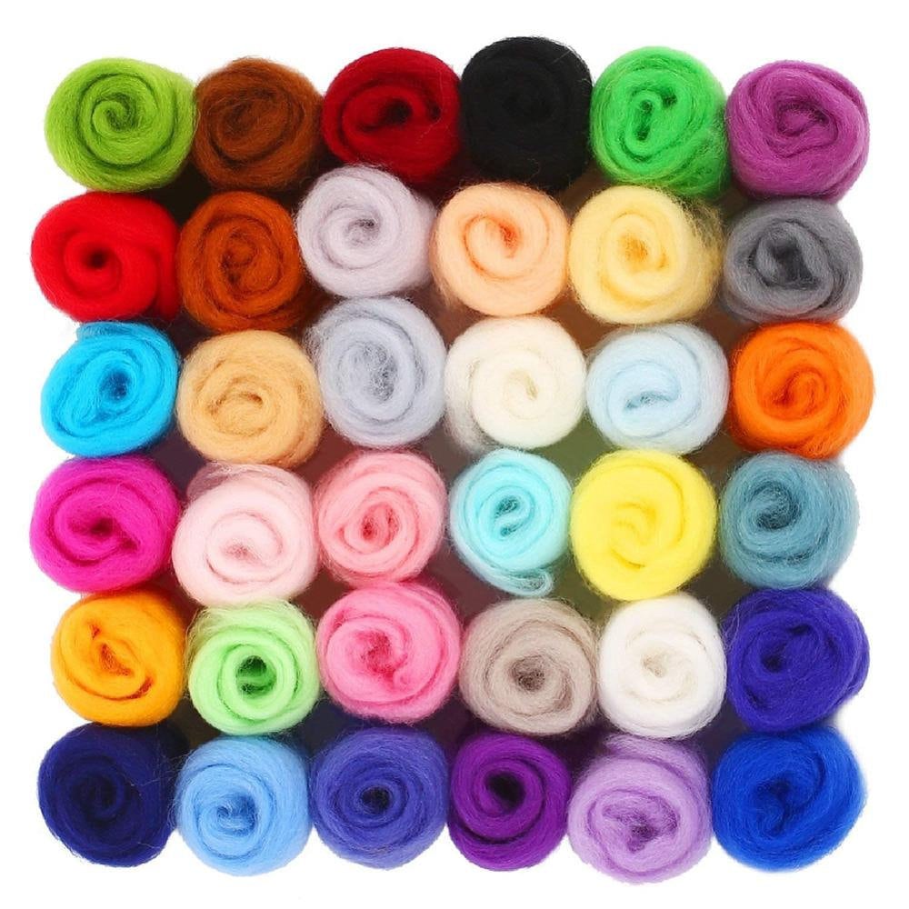 50g Wool Felt Fiber for Needle Felting High Quality Soft - Etsy Canada
