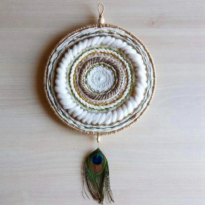 Round Weaving Loom Kit Circular Loom Hoop Frame Weave - Etsy Ireland