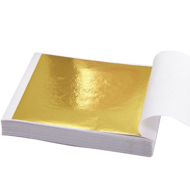 100 Gold Leaf Sheets: Gilding Flakes for DIY Crafts (9x9 CM) - Etsy