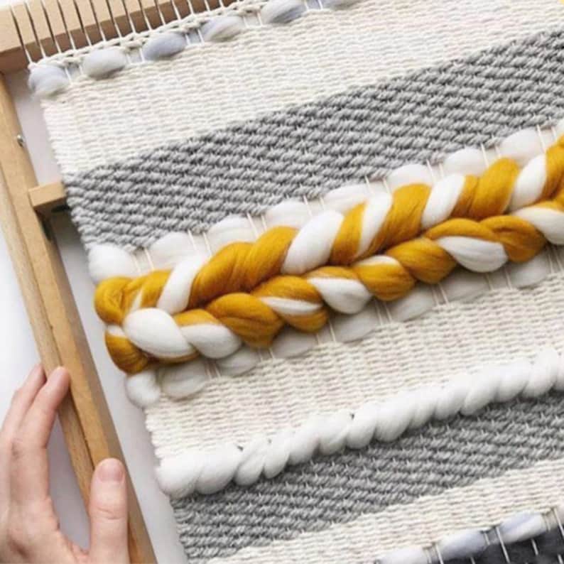 Weaving Loom Kit Large Lap Loom Frame Weave Tapestry Kit - Etsy Canada