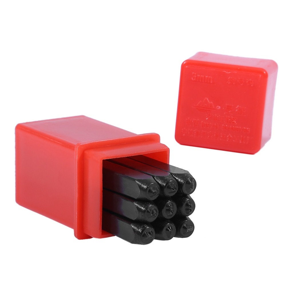 Steel Letter and Number Punch Stamps Set Alphabet Stamp | Etsy