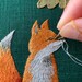 A Fox in Fall - Embroidery Pattern/ PDF Download/ Tutorial/ Stitching ...