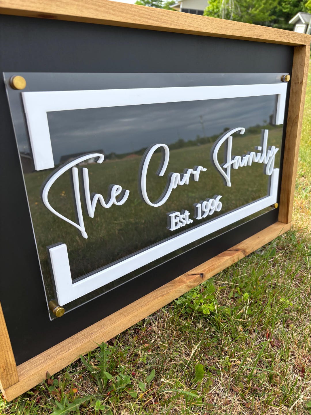 Family Sign | Family Name Sign | Wedding Gift | Anniversary Gift | Name ...