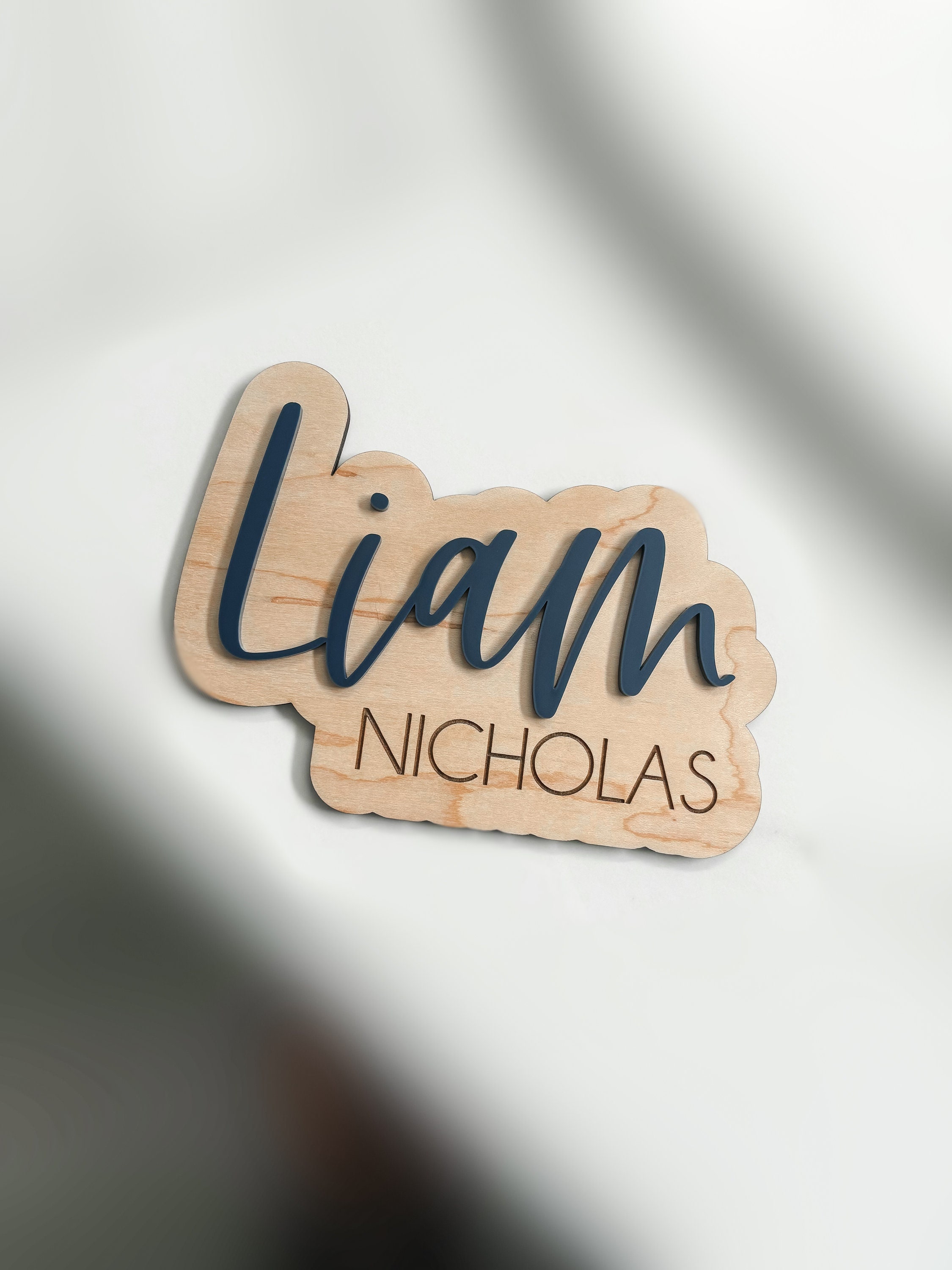 Baby Name Announcement Sign, Baby Photo Sign, Baby Gift, Hospital Baby ...