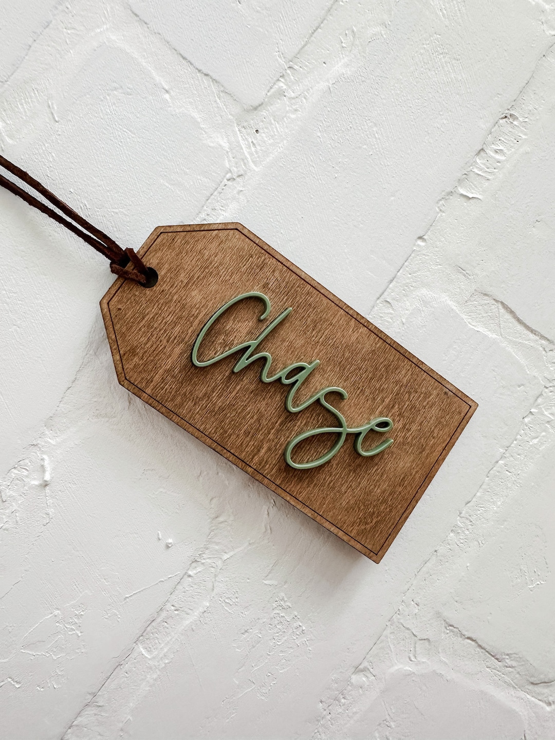 Personalized Gift Tag, Wooden Gift Tag, Acrylic Name Tag, Personalized ...