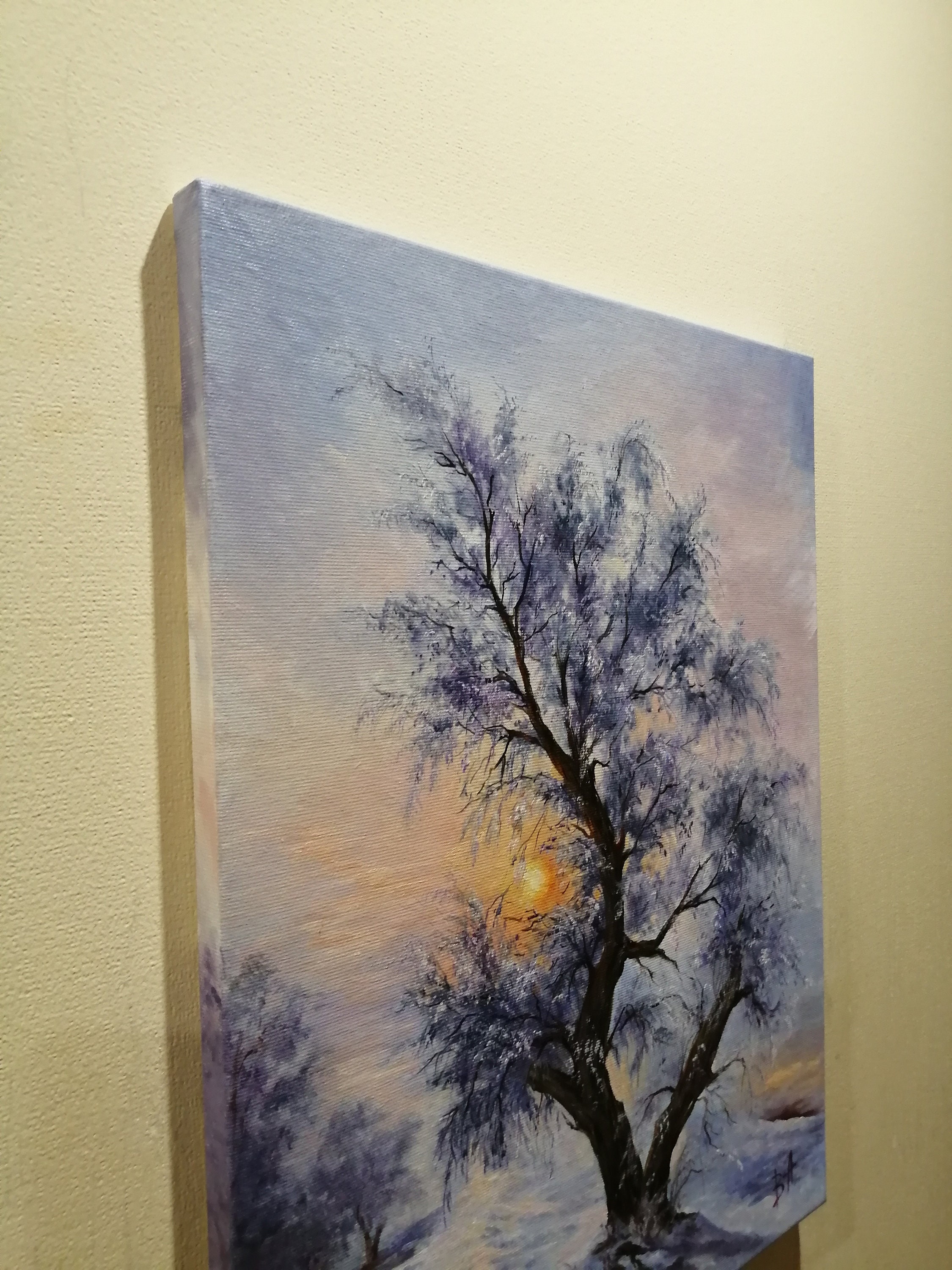 Original Oil Painting on Canvas Tree Painting Landscape - Etsy