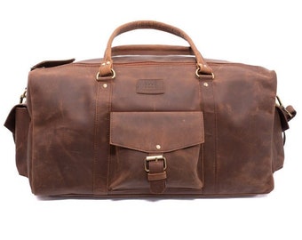 Buff Leather Bag - Etsy