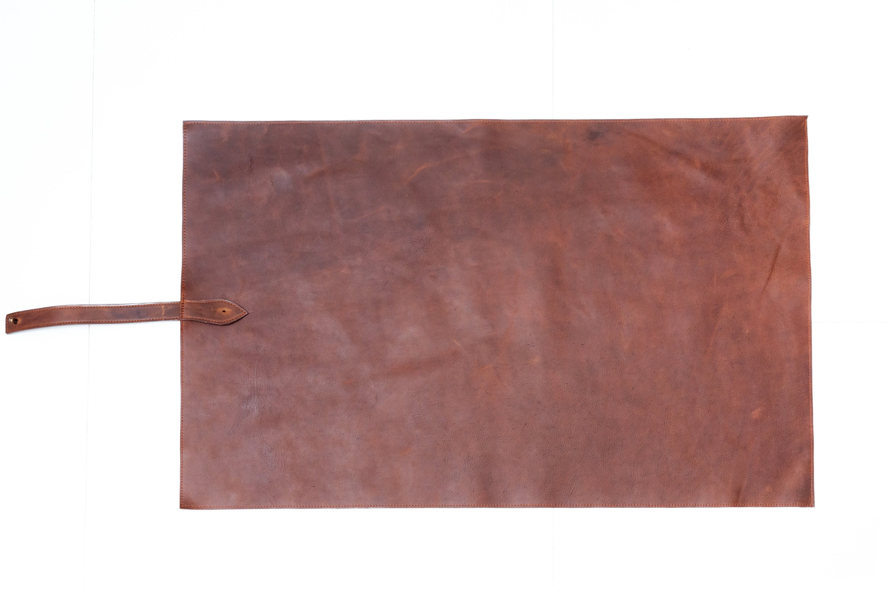 Full Grain Leather Shoe Polish Mat/ Brown Leather Shoe Polish - Etsy