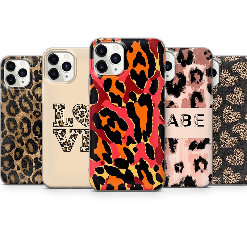 iPhone 8 Leopard Case - Etsy