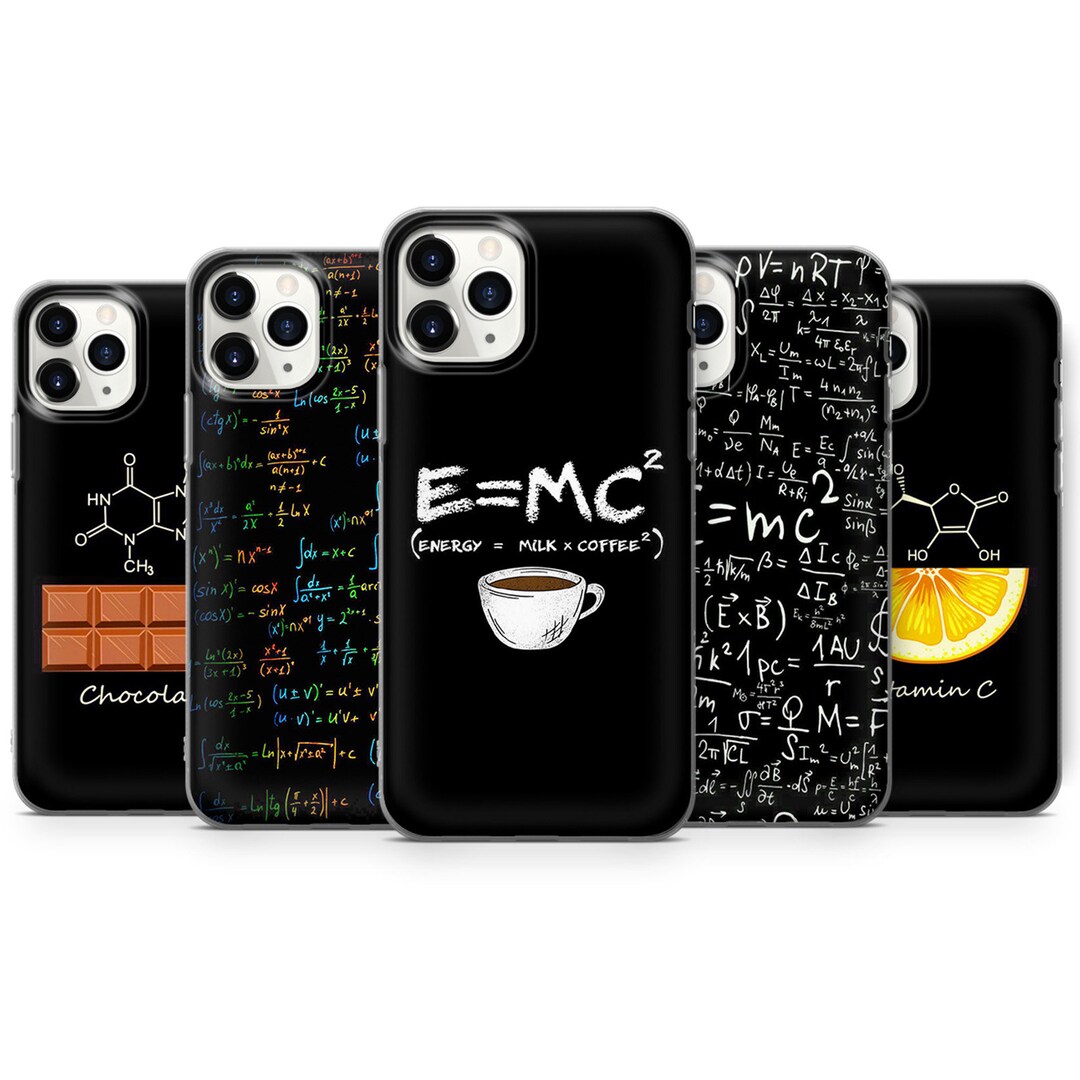 Math Physical Formulas Phone Case for Fit iPhone 14, 13, 12, 11, Pro ...