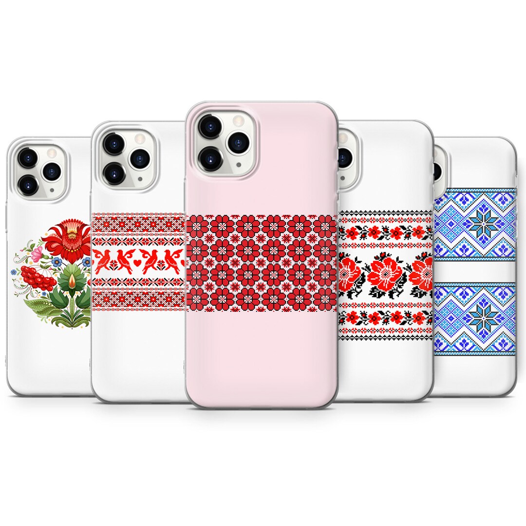 Ukrainian Folk Art Phone Case Cover for Fit iPhone 14, 13, 12 Pro, XR ...