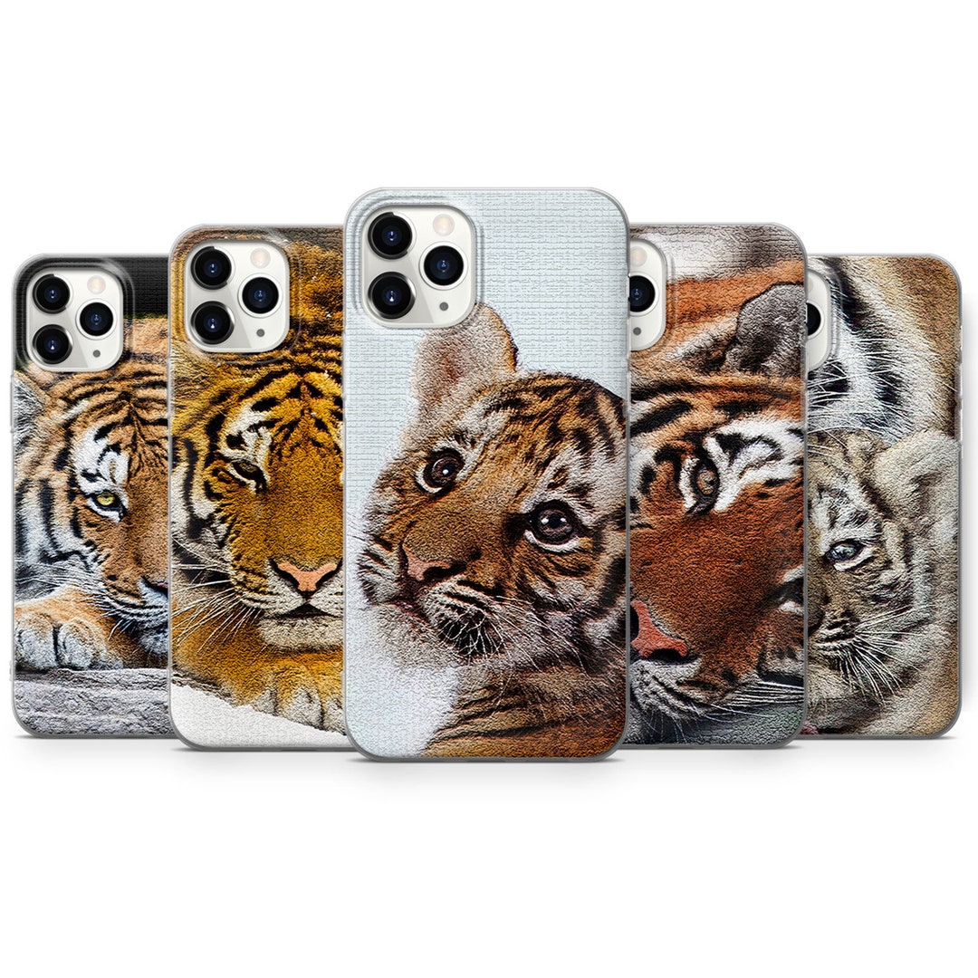 Tigers Cat Animal Phone Case for Fit iPhone 14, 13, 12, 11, Pro, XR ...