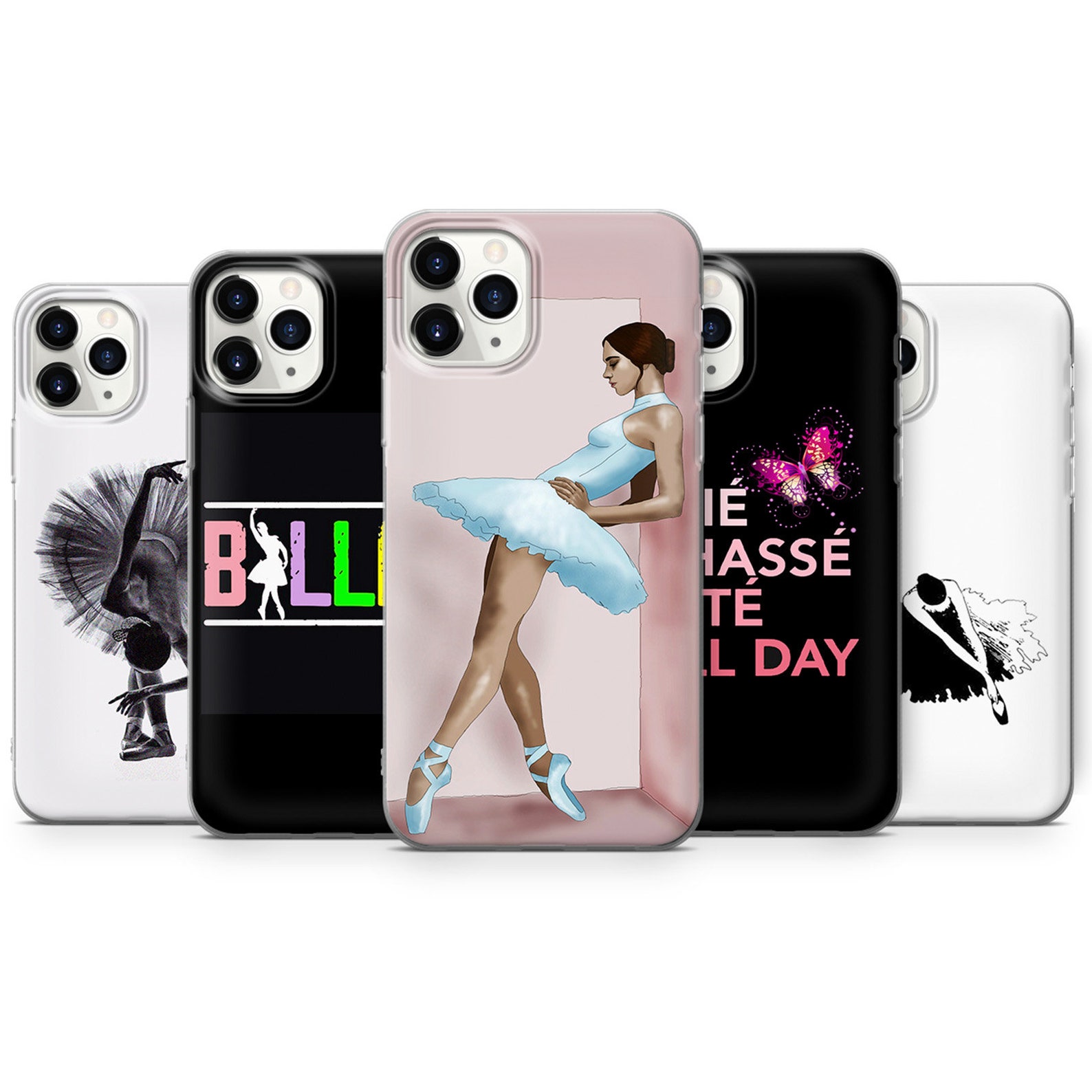 Ballet Ballerina Dance Phone Case for Fit iPhone 14, 13, 12, 11, Pro ...