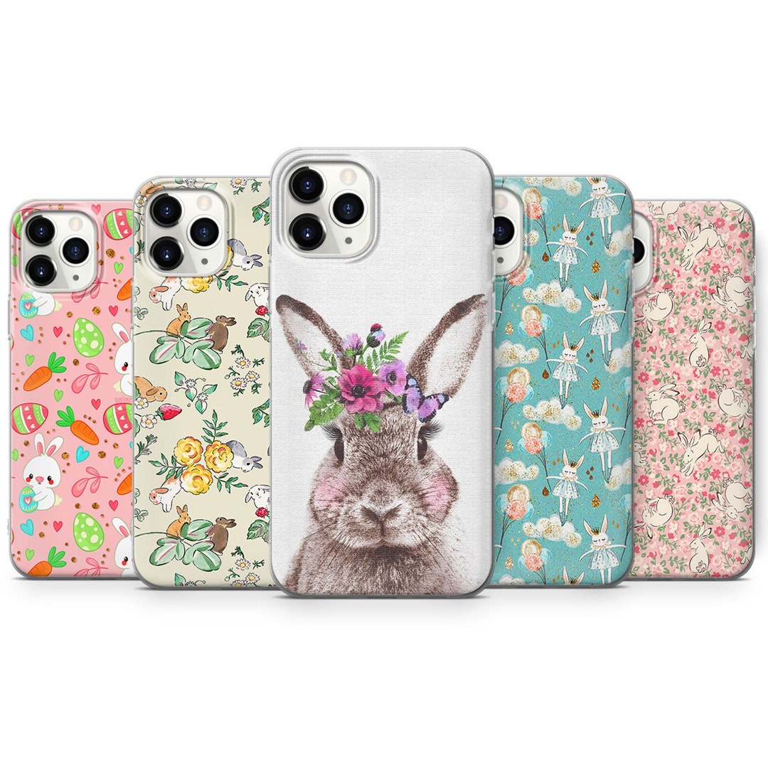 Rabbit Bunny Phone Case for Fit iPhone 14, 13, 12, 11, Pro, XR, Samsung ...