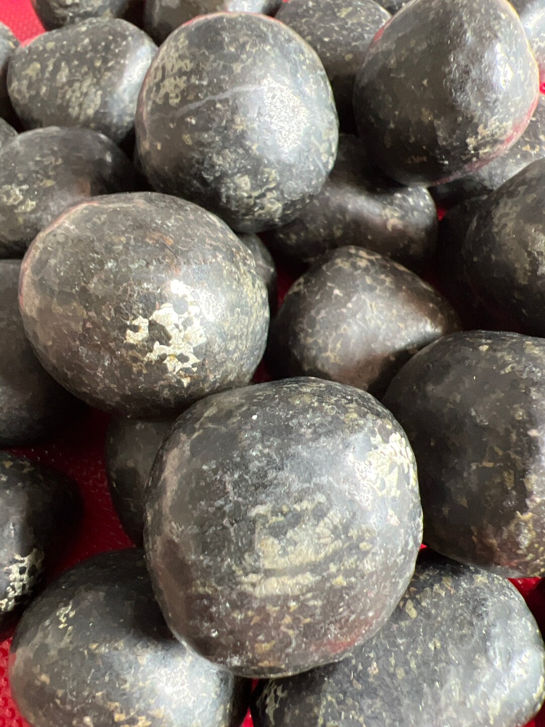 Magical Nuummite Crystal Tumble .75 Origin Greenland - Etsy