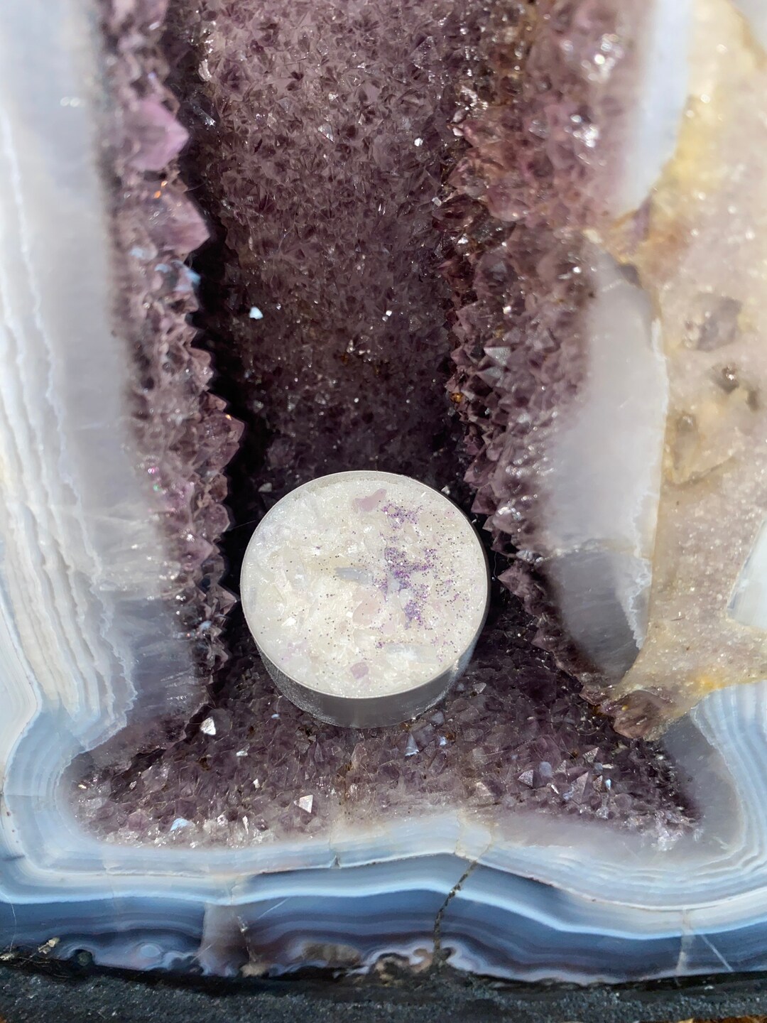 One Dozen Stardust wish Crystal Tea Light Candles - Etsy