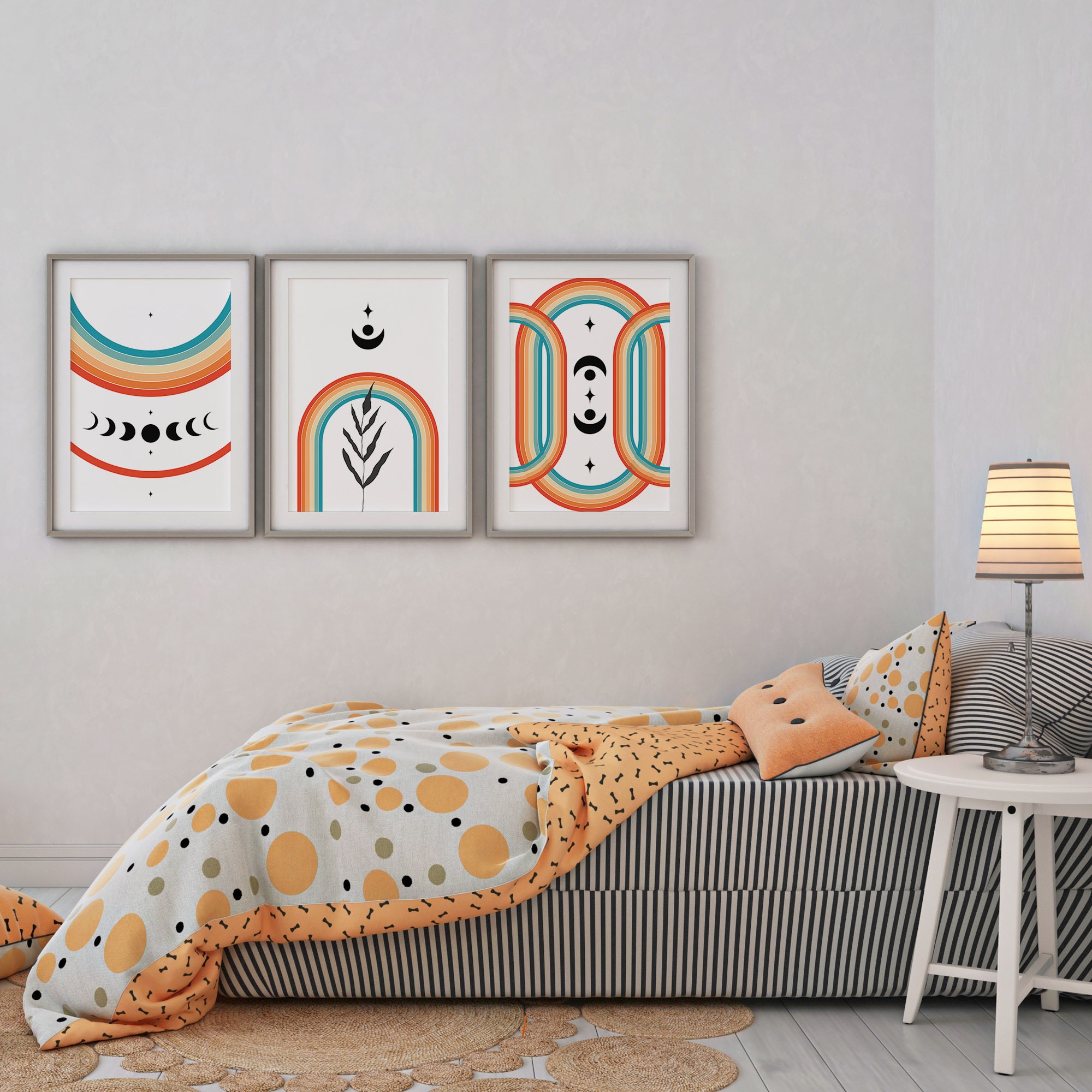 Retro Wall Art, Printable Retro Art, Printable Wall Art, Printable Art ...