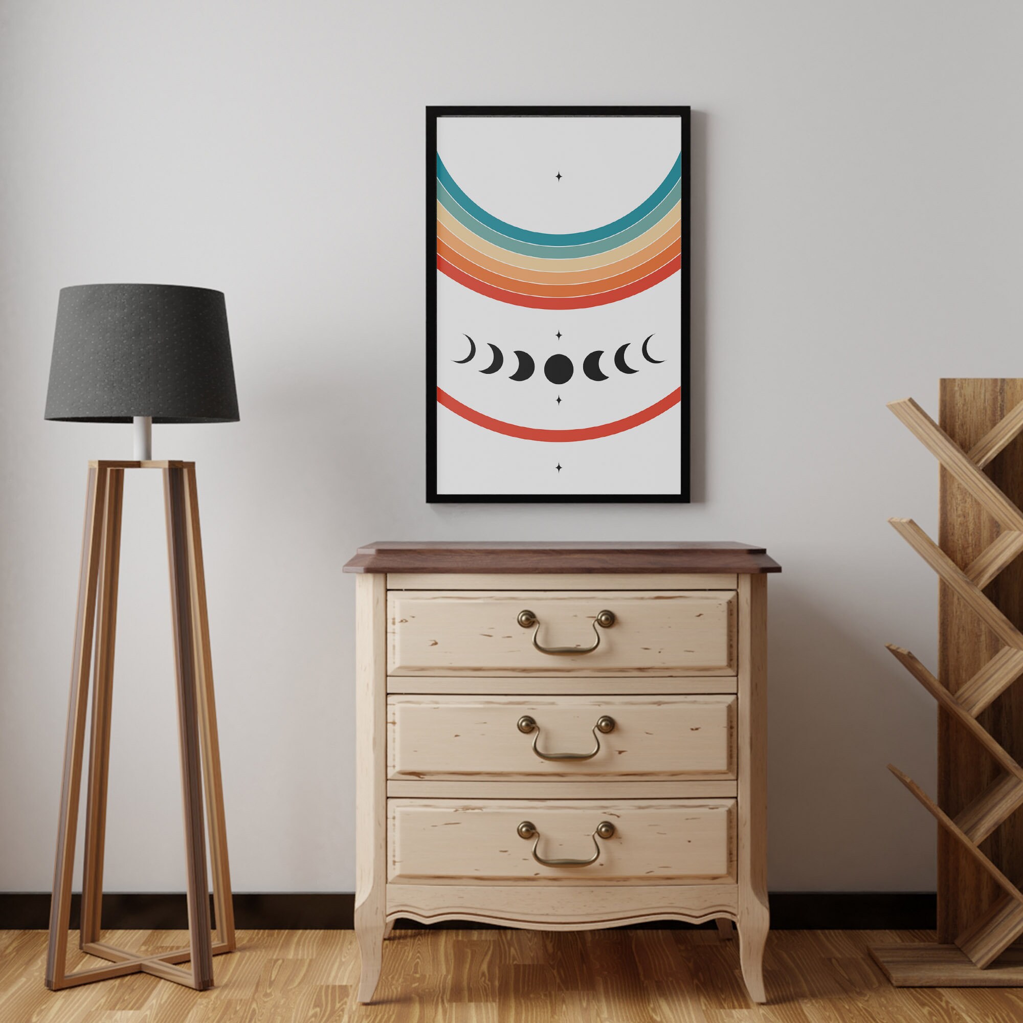 Retro Wall Art, Printable Retro Art, Printable Wall Art, Printable Art ...