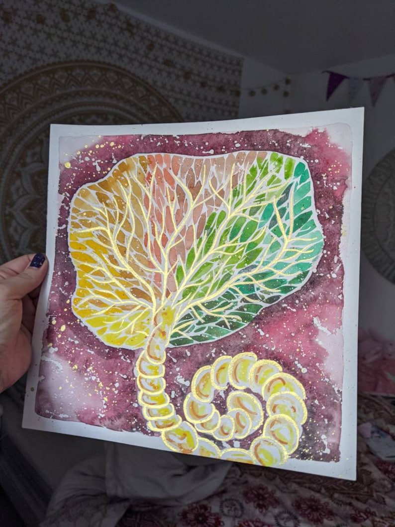 Tree of Life Placenta Art Original Womb 10 Watercolour - Etsy