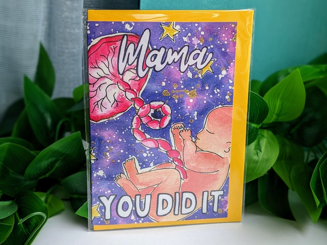 Birth Congratulations Card | Mother's Day | New Baby Card | Doula Cards ...