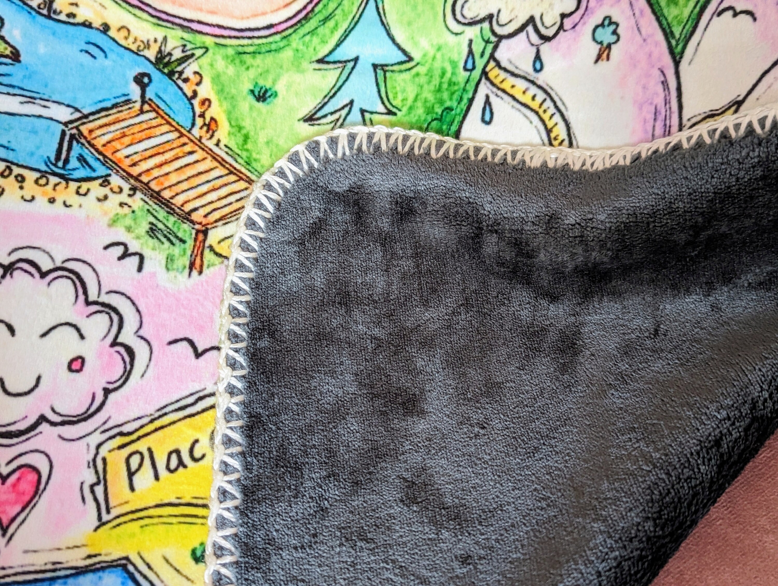 Large Stages of Birth Map Plush Blanket Antenatal Education - Etsy