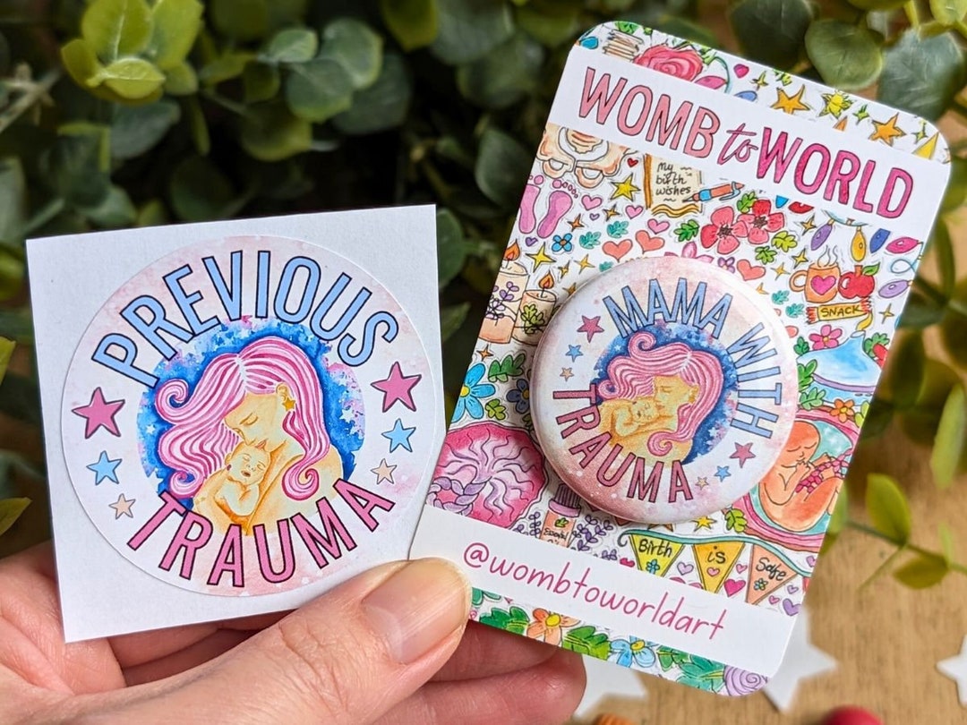 Trauma Informed Mama Badge: Birth Trauma, Baby Loss - Etsy