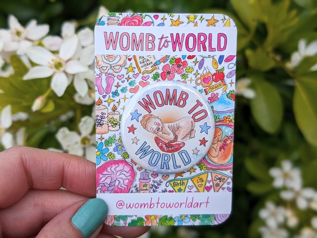 Birthworker Badge Midwife Metal Button Badge Doula Pin Student Midwife ...